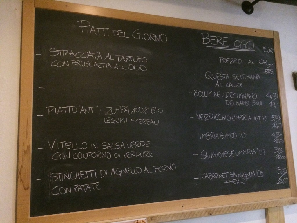 プリオリ(Priori a Perugia)：ペルージャのおいしいレストラン - イタリアまにあ